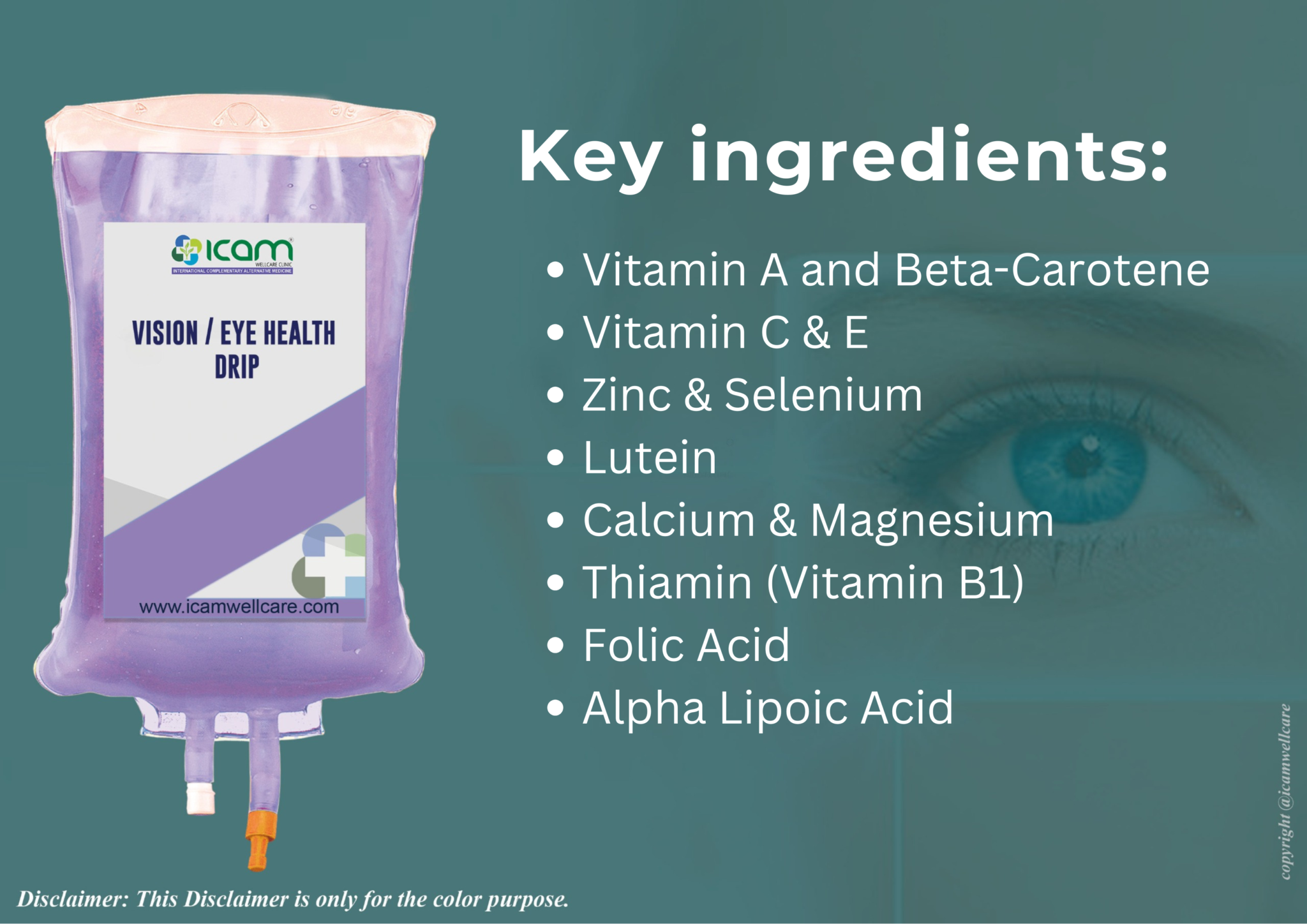 Vision Drip – Icam Wellcare Clinic